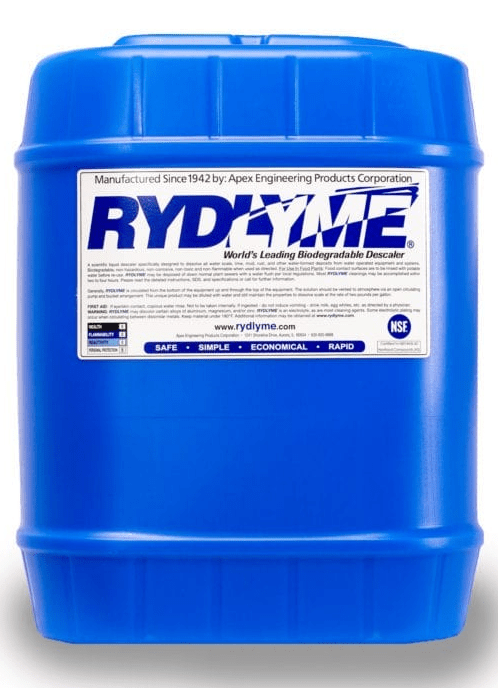 RYDLYME מסיר אבנית תעשייתי מתכלה - RYDLYME